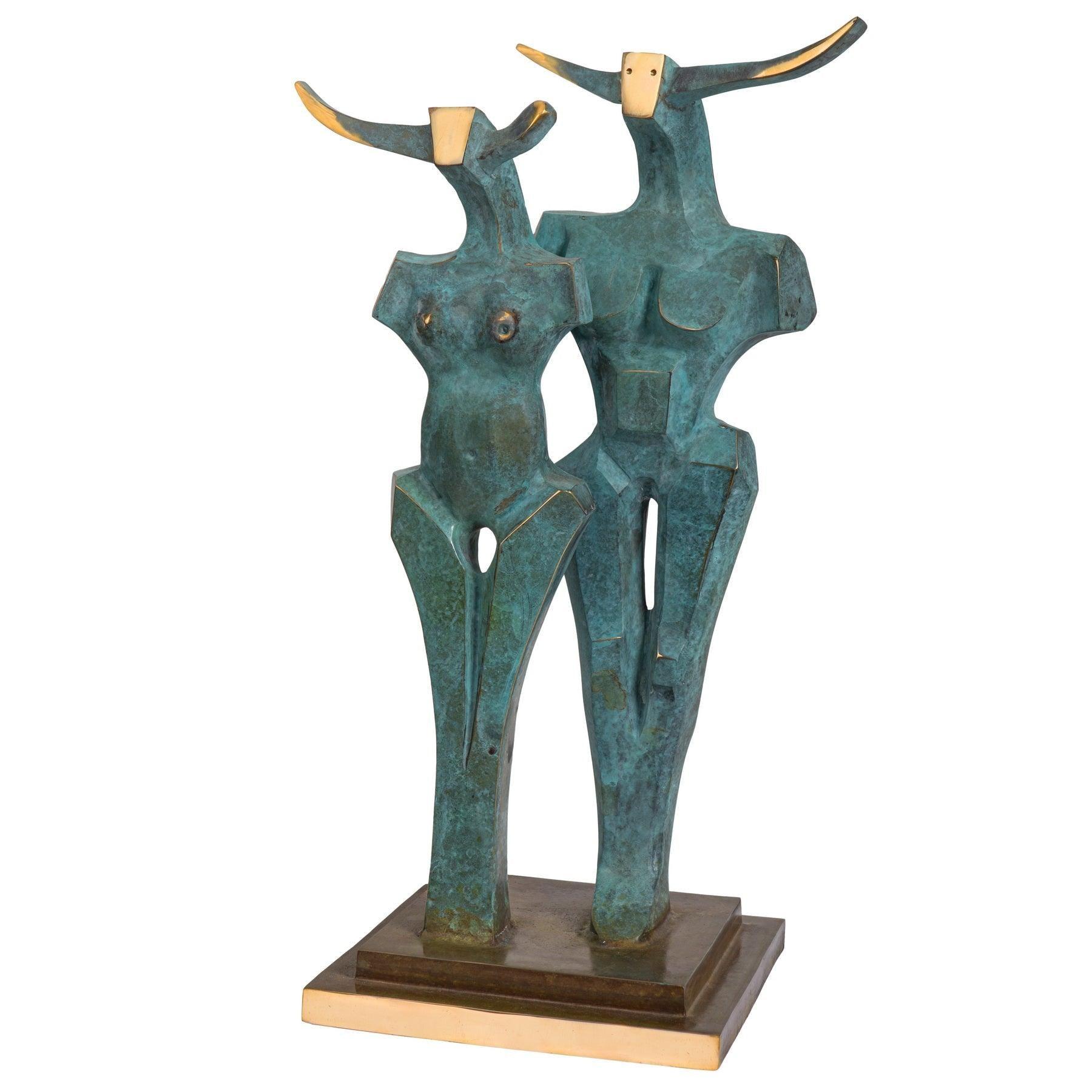 Bronze Sculpture, Mythical Creatures Sculptures by Sadegh Adham Dubai ...