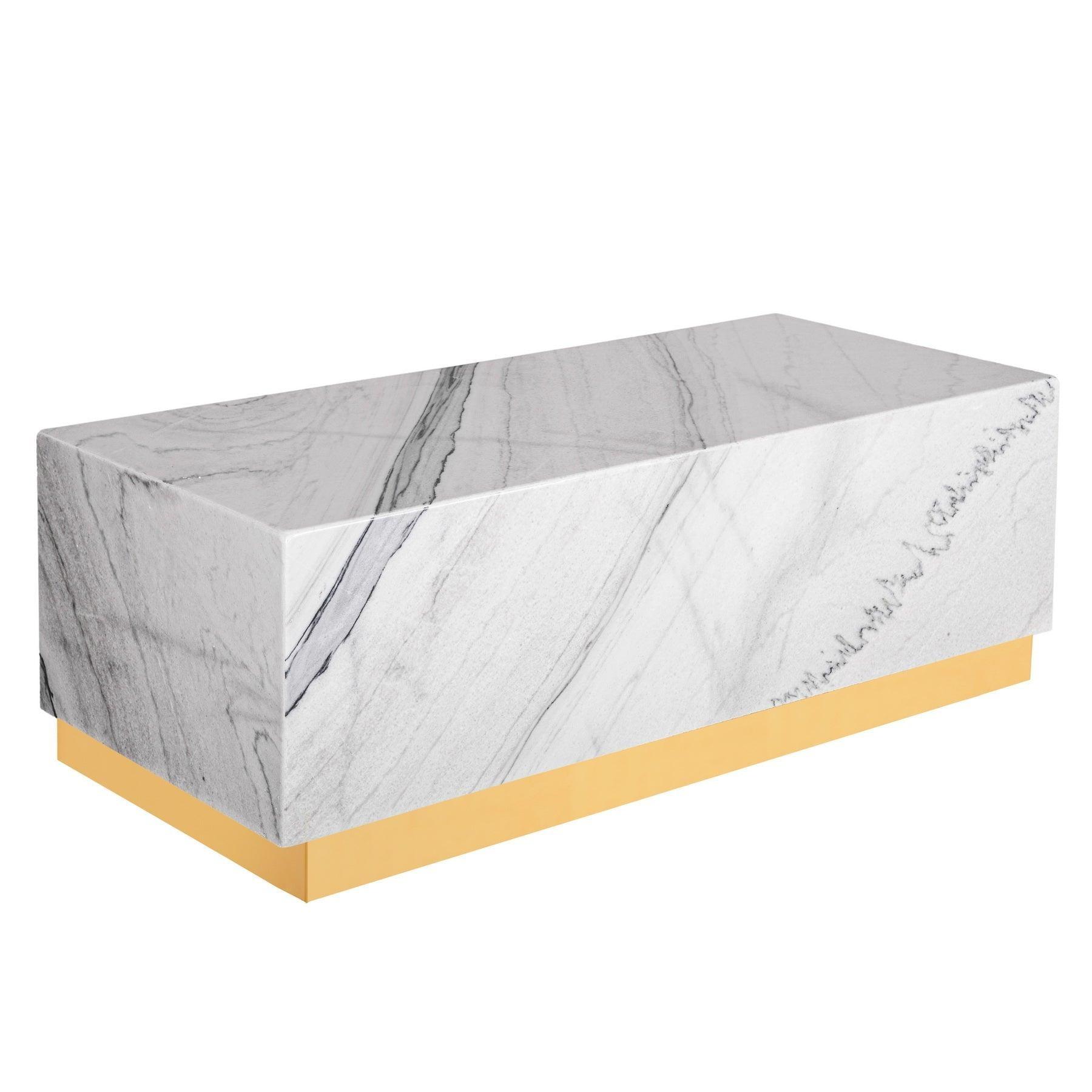 Plinth Marble Coffee Table - Designer Furniture & Decor in Dubai – ART ...